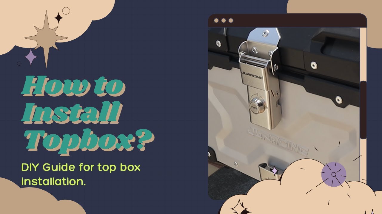 top box installation |How to Install a Motorcycle Top Box (DIY Guide ...
