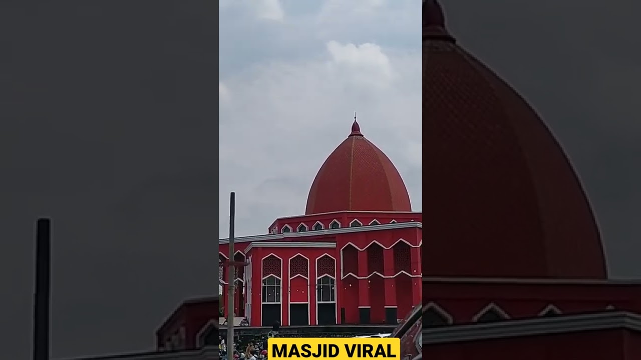 MASJID VIRAL II MASJID MERAH KOTA PANDAAN - YouTube