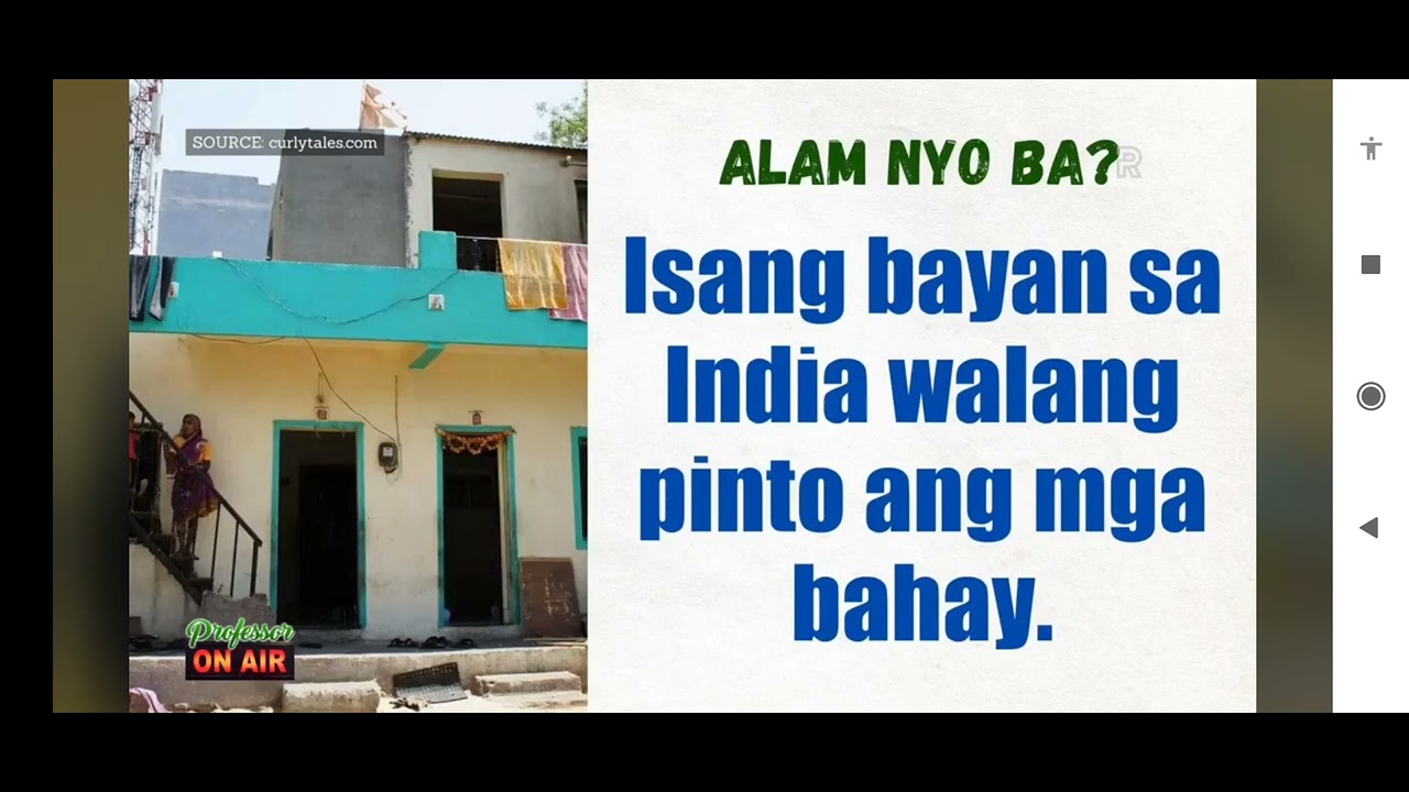 Mga bahay sa isang bayan sa India walang mga pintuan! - YouTube