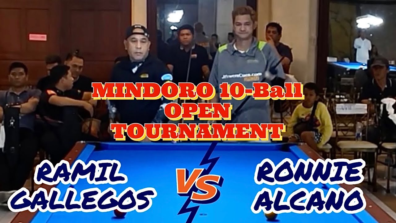Ronnie Alcano 🆚 Ramil Gallegos | race 8| Top16 Mindoro 10 ball Tournament - YouTube