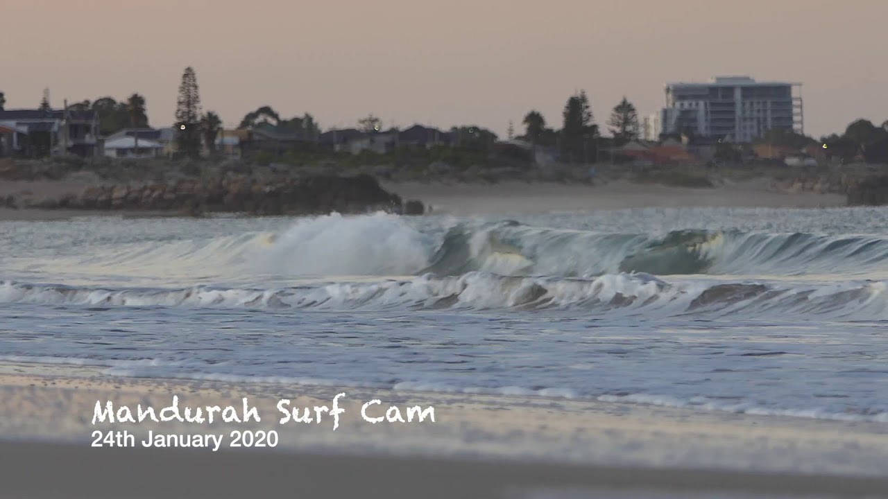 Mandurah Surf Cam – 24th January - YouTube