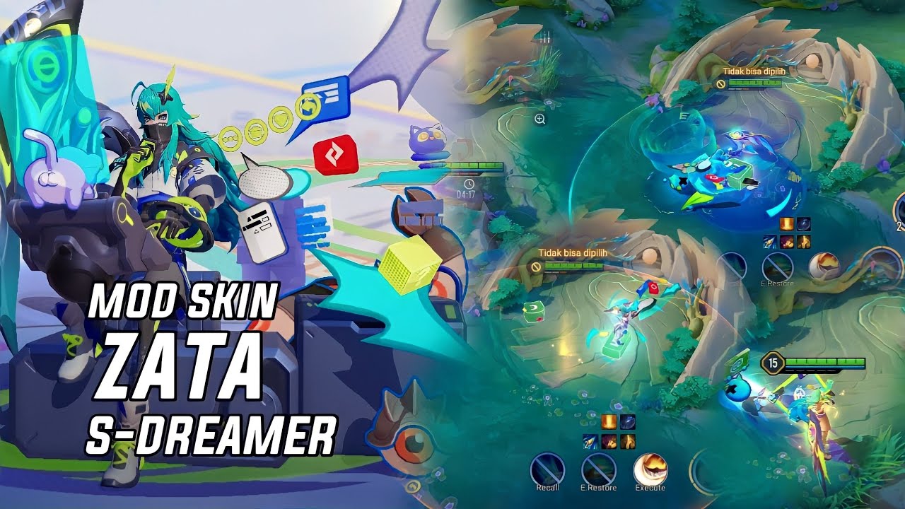 Mod Skin Zata S-Dreamer Aov Full Effect / arena of valor - YouTube