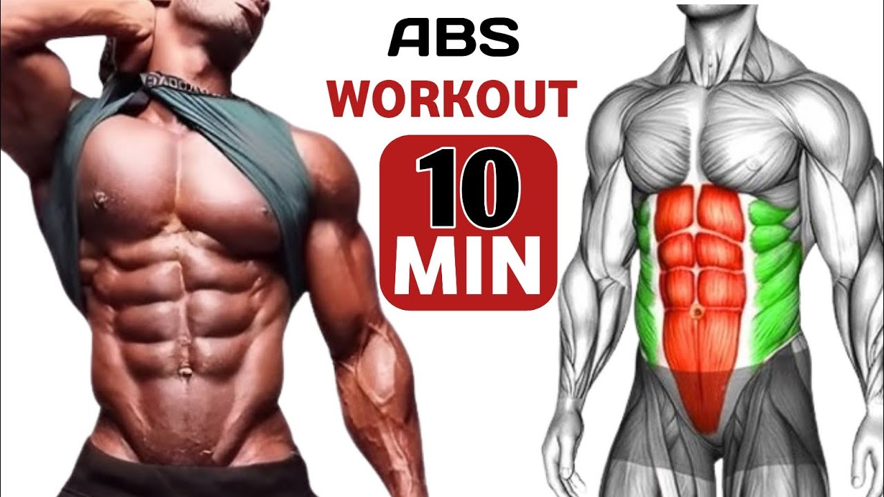 10 Min / Days Abs Workout- Get six-pack Abs | Morning Abs Workout # ...