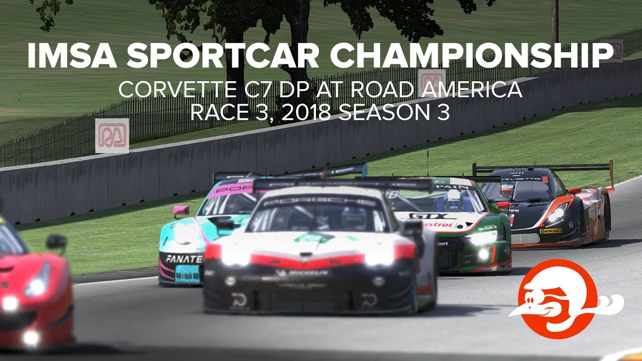 IMSA, CORVETTE C7 DP at ROAD AMERICA, race 3 - YouTube