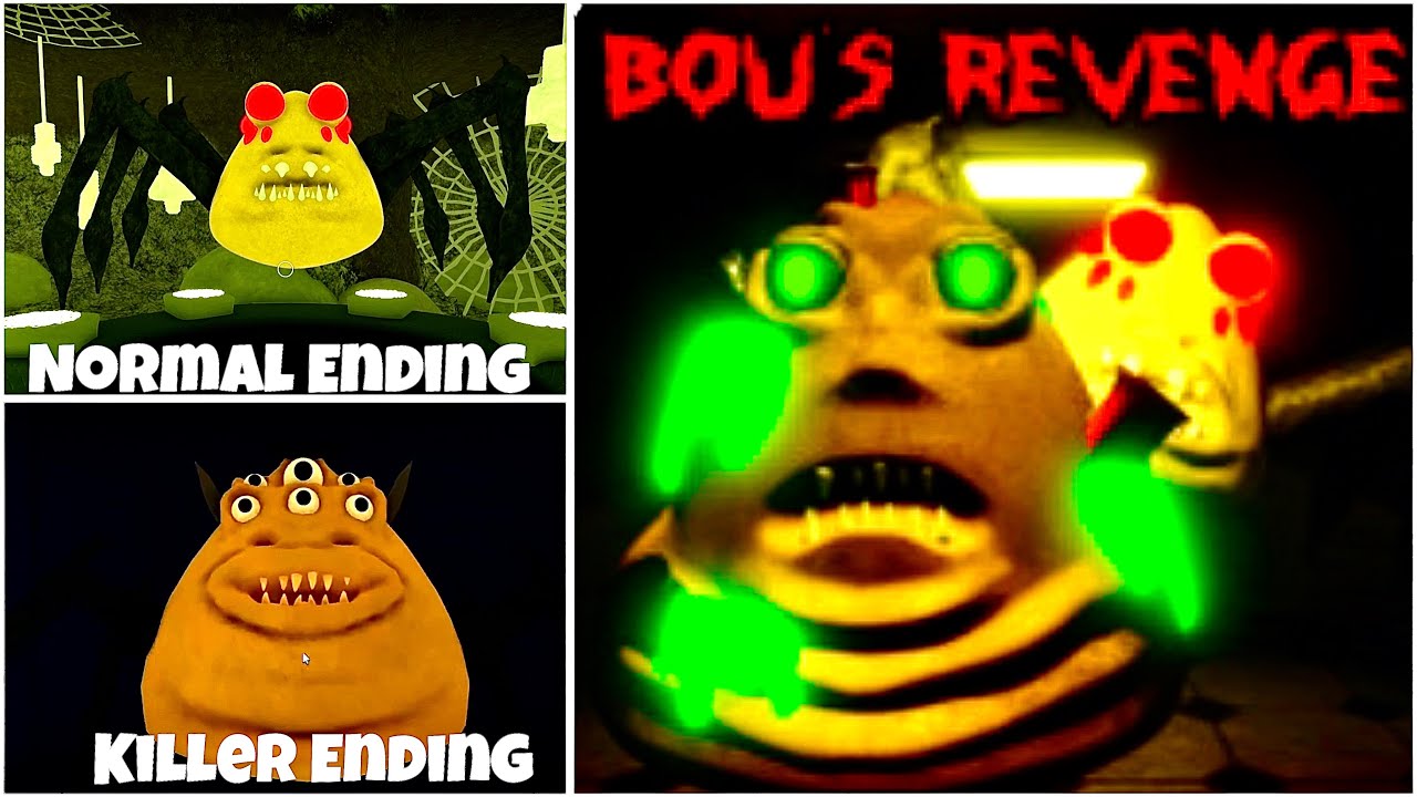 Bou's Revenge Chapter 3 All Endings Full Walkthrough | Roblox Bou's ...