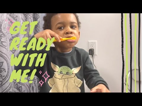 MORNING ROUTINE WITH NON VERBAL TODDLER | VIRTUAL LEARNING WITH PRE-TEEN | GRWM