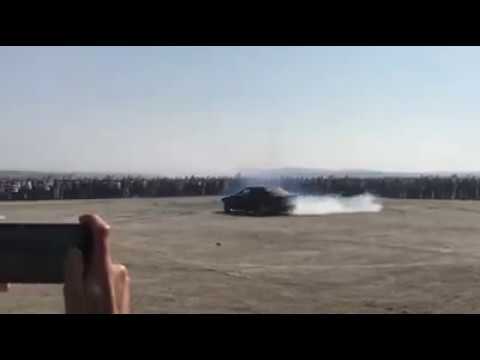 Tuned BMW E36 Drift Burnout and Donuts