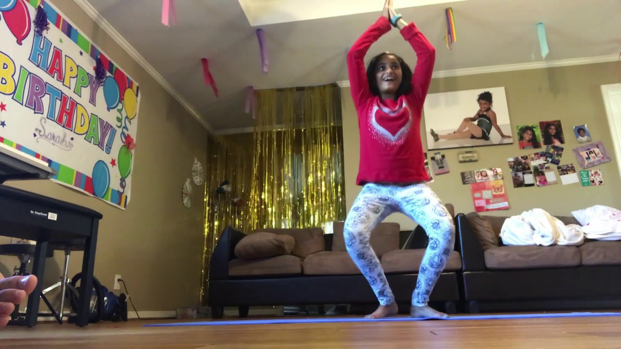 Yoga challenge part 1 - YouTube