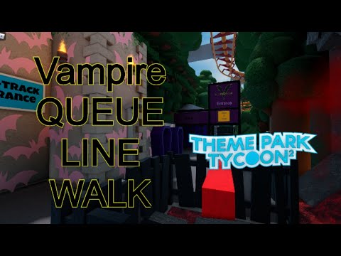 Theme Park Tycoon 2 Vampire Queue Walkthrough Recreation! - YouTube