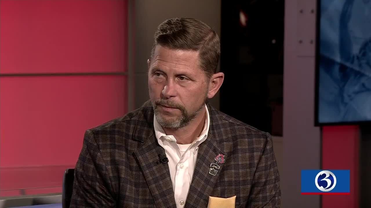 CT '22: Bristol Mayor Jeff Caggiano on help for fallen officers - YouTube