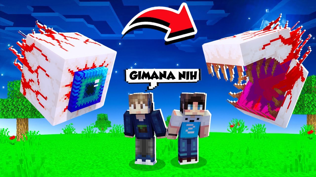 KITA LAWAN BOSS MATA SERAM UNTUK DAPET ITEM OP DI MINECRAFT ...