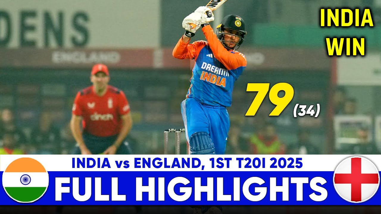 India vs England 1st T20 Cricket Match Full Highlights Cricket Live ...
