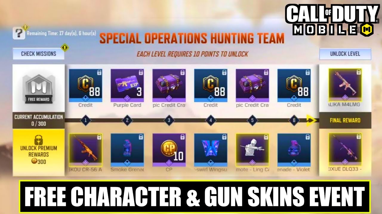 *NEW* Codm Special Operations Hunting Team Event | Season 8 Train To ...