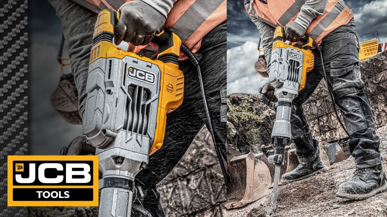 1700W Demolition Hammer - 65J 30MM Hex - A Powerful JCB Demolition Tool ...