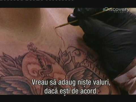 LA Ink - Corey Miller - Skull Roses Wings