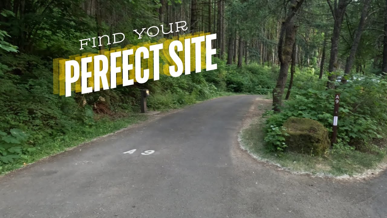 Ainsworth State Park Campground Walk Along the Columbia River Gorge - YouTube