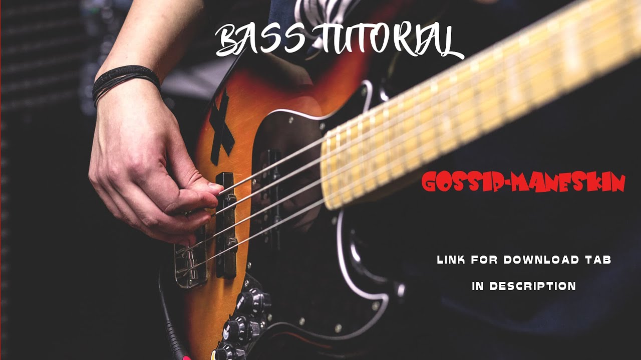 Bass tutorial Gossip-Maneskin with tab - YouTube
