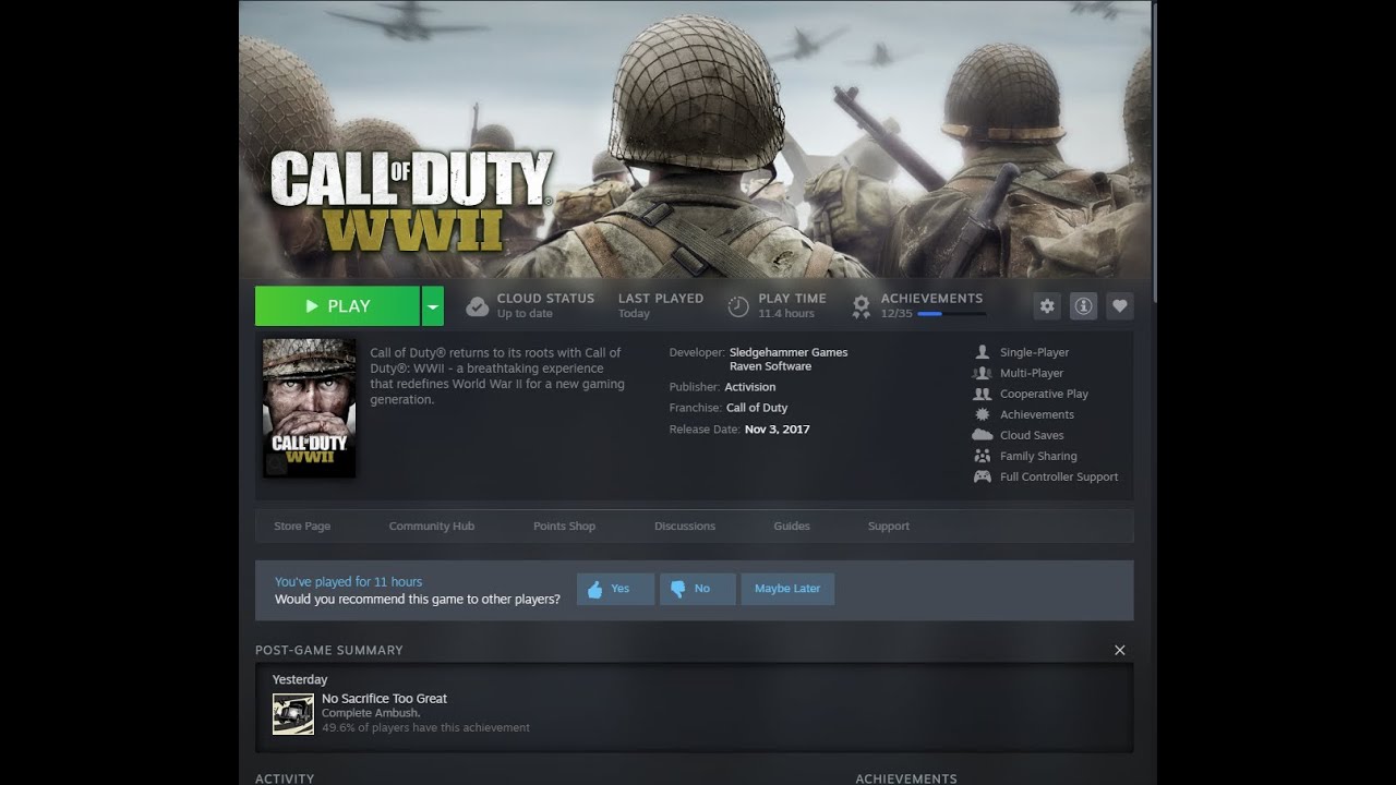 Call Of Duty WW2 - YouTube