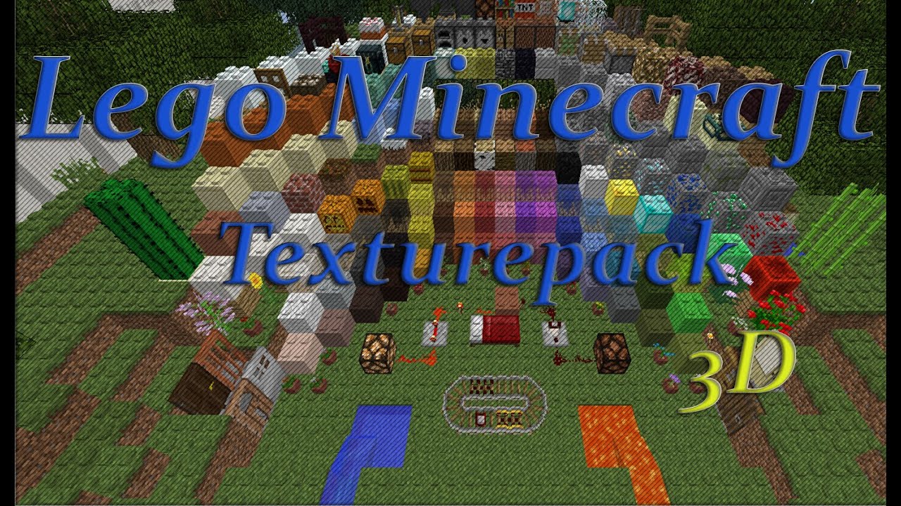 Lego 3D Texturepack Minecraft - YouTube