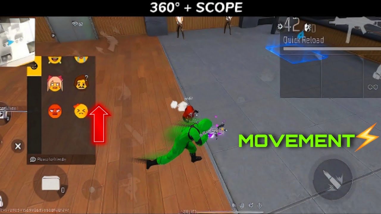 NEW 360°+SCOPE GLITCH || SPEED TUTORIAL IN FREE FIRE || FREE FIRE MOVEMENT TRICK - YouTube