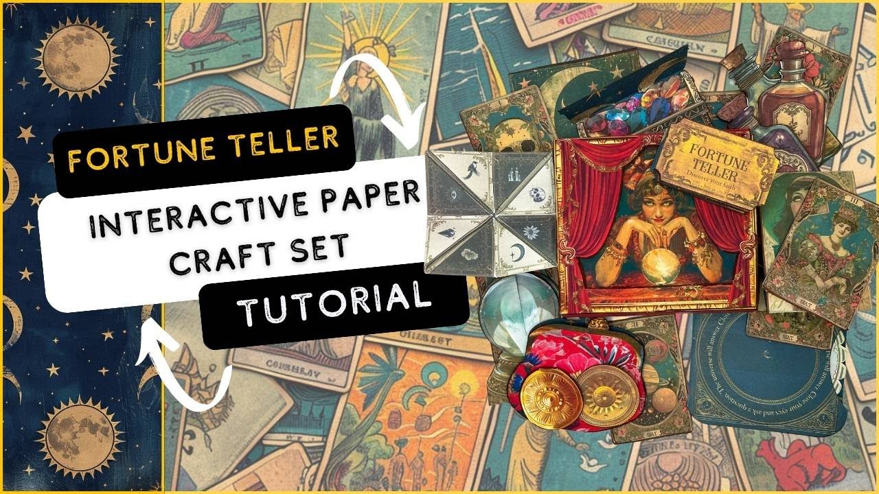 Fortune Teller Tutorial - Interactive 3D Paper Craft Tutorial - YouTube