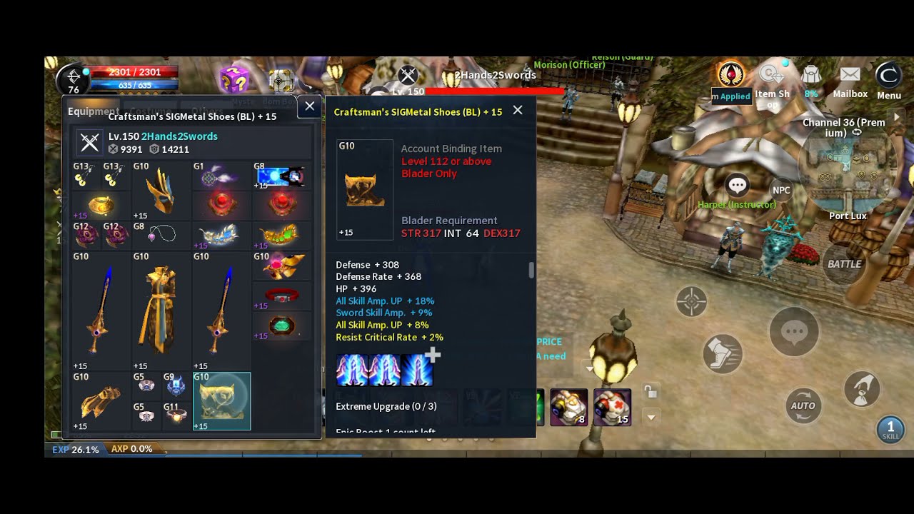 CABAL MOBILE PH 2Hands2Swords GEAR SHOWCASE - YouTube
