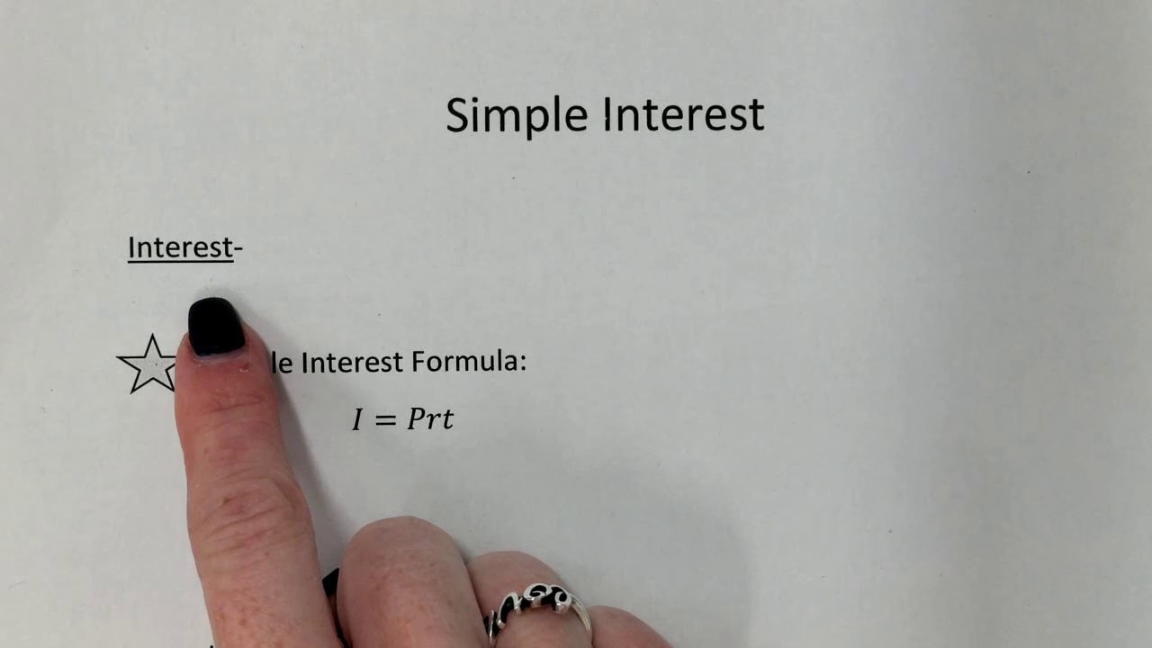Simple Interest Notes - YouTube