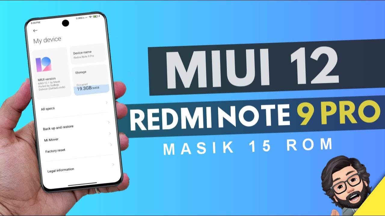[INSTALL] MIUI 12 Update on Redmi Note 9 Pro | Masik X 15 MIUI 12 ROM ...
