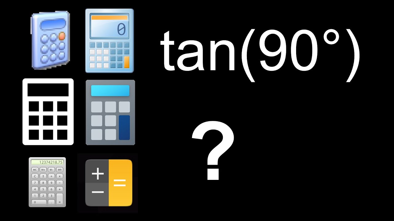 What Happens If You Tan 90 Degrees On Different Calculators YouTube
