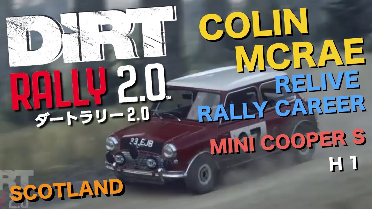 DIRT RALLY 2.0 COLIN MCRAE:FLAT OUT MINI COOPER - YouTube