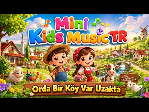 Bir Köy Var Uzakta 🌈🎶 #kids #baby #çocuk #bebek #kidssongs #babysongs #music #müzik 