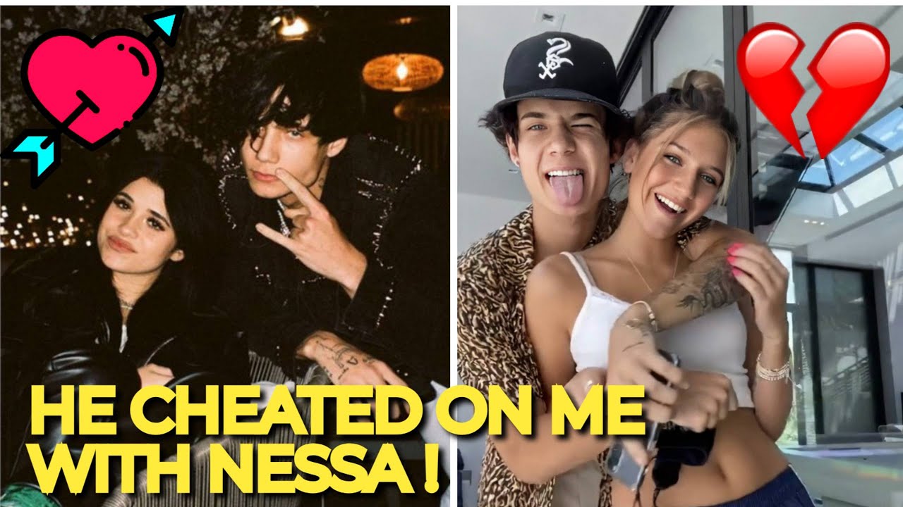Josh Richards REACTS to ex Nessa Barrett & Jaden Hossler DATING after ...