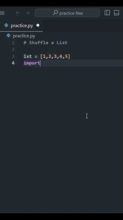 Shuffle A List Python Pythonprogramming Code Coding Learnpython Pythonforbeginners Youtube