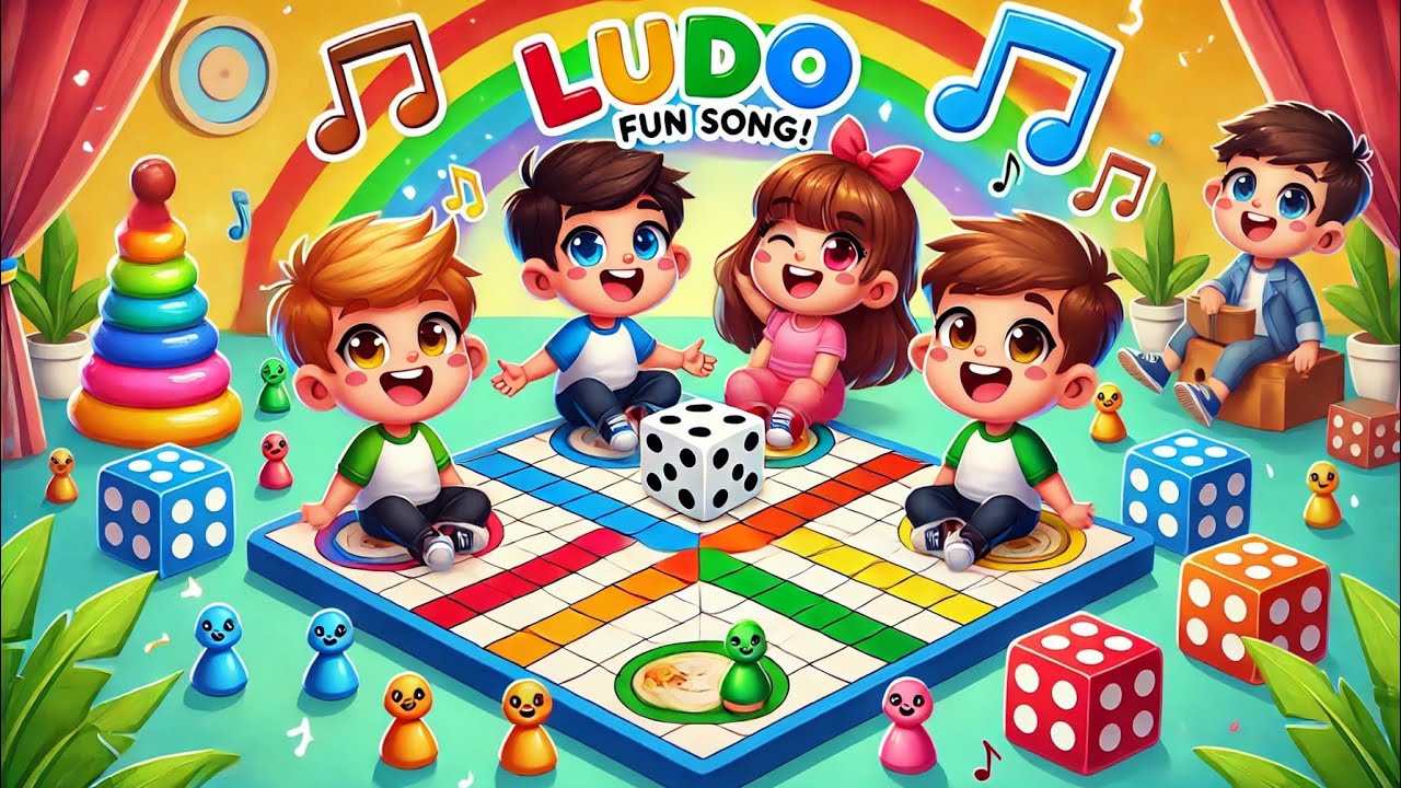 Ludo Fun Song for Kids | Play, Laugh & Enjoy | Fun Baby Cartoon Song ...