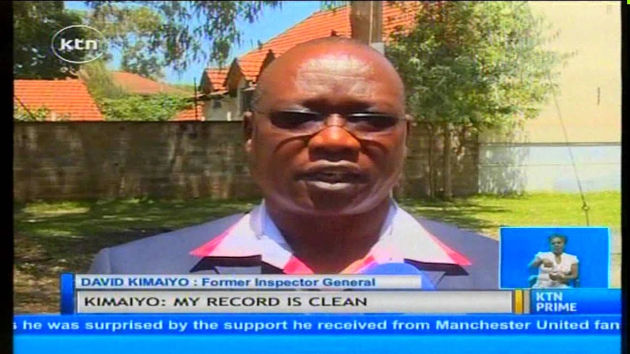 Former IG of police David Kimaiyo advise incoming police boss to ...