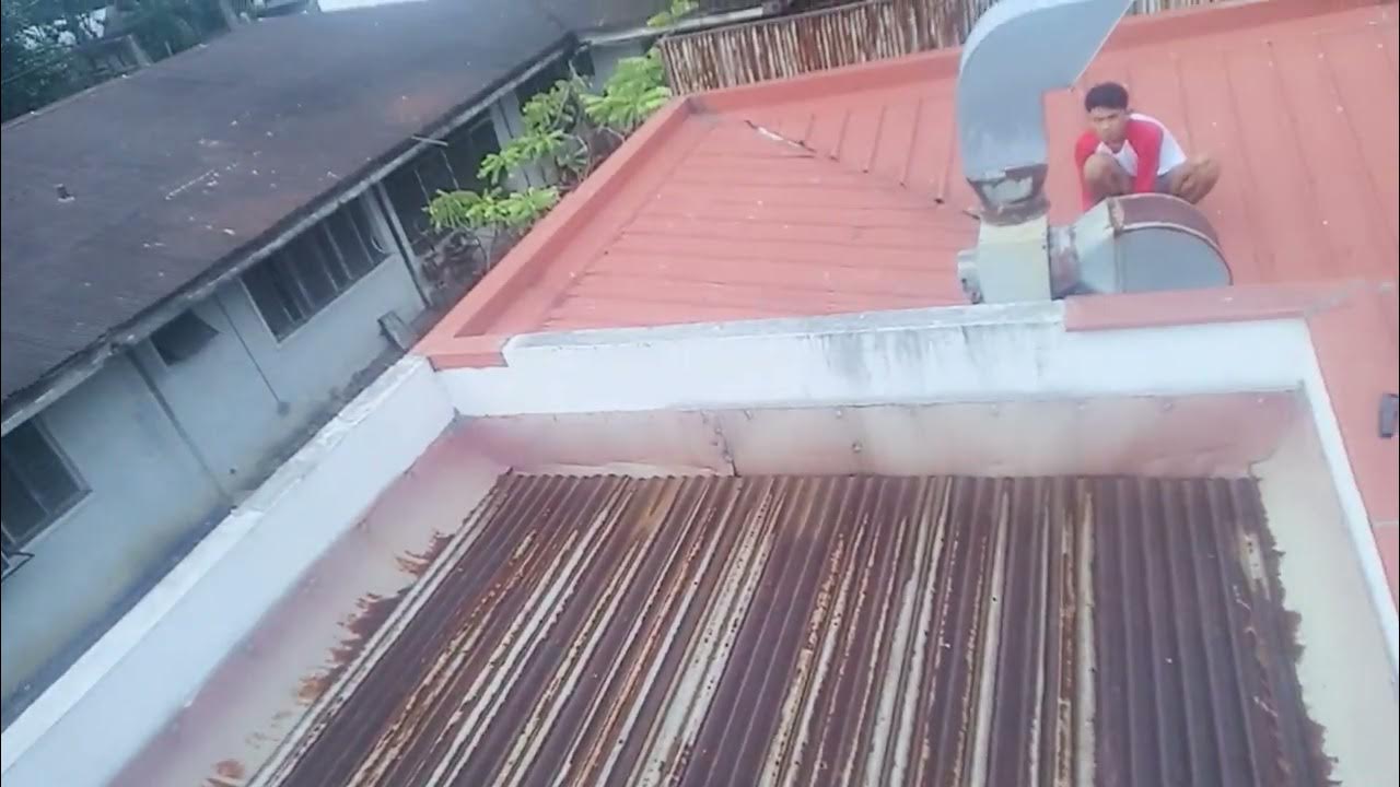 paano mag pintora ng bubong ? - YouTube