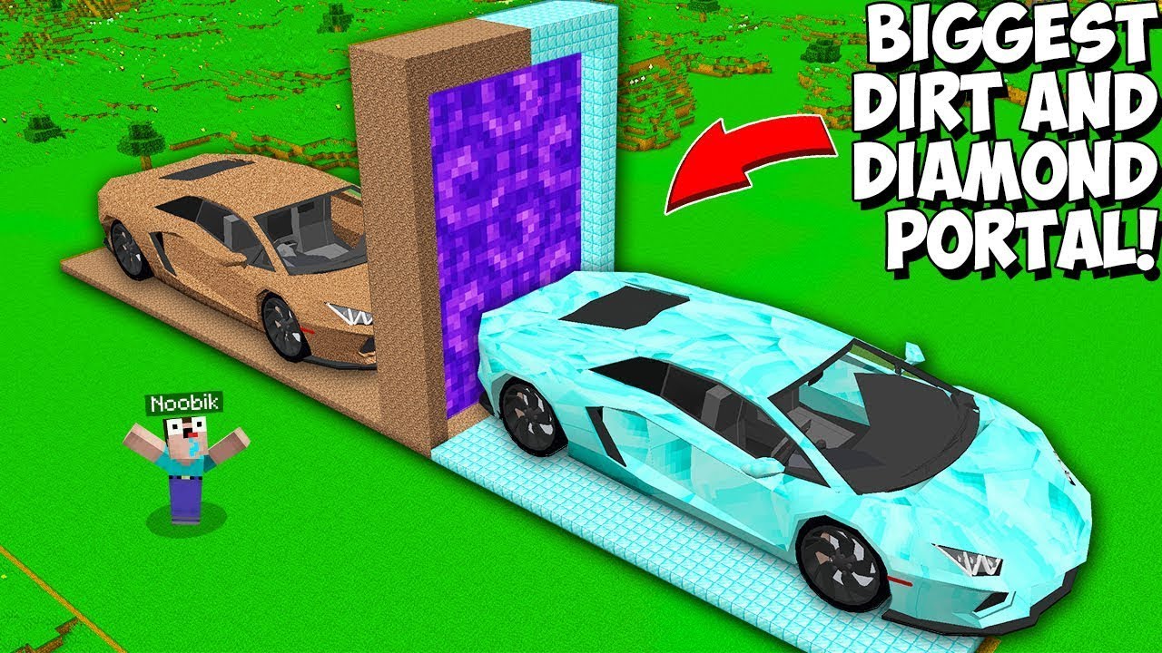 Which CAR IS BETTER DIRT VS DIAMOND SUPERCAR BIGGEST PORTAL UPGRADE in ...