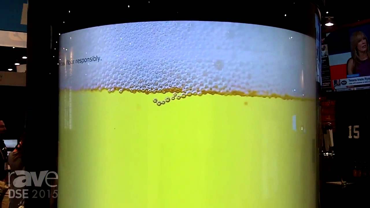 DSE 2015: Sharp Details 60" Wrap Around LCD Display - YouTube