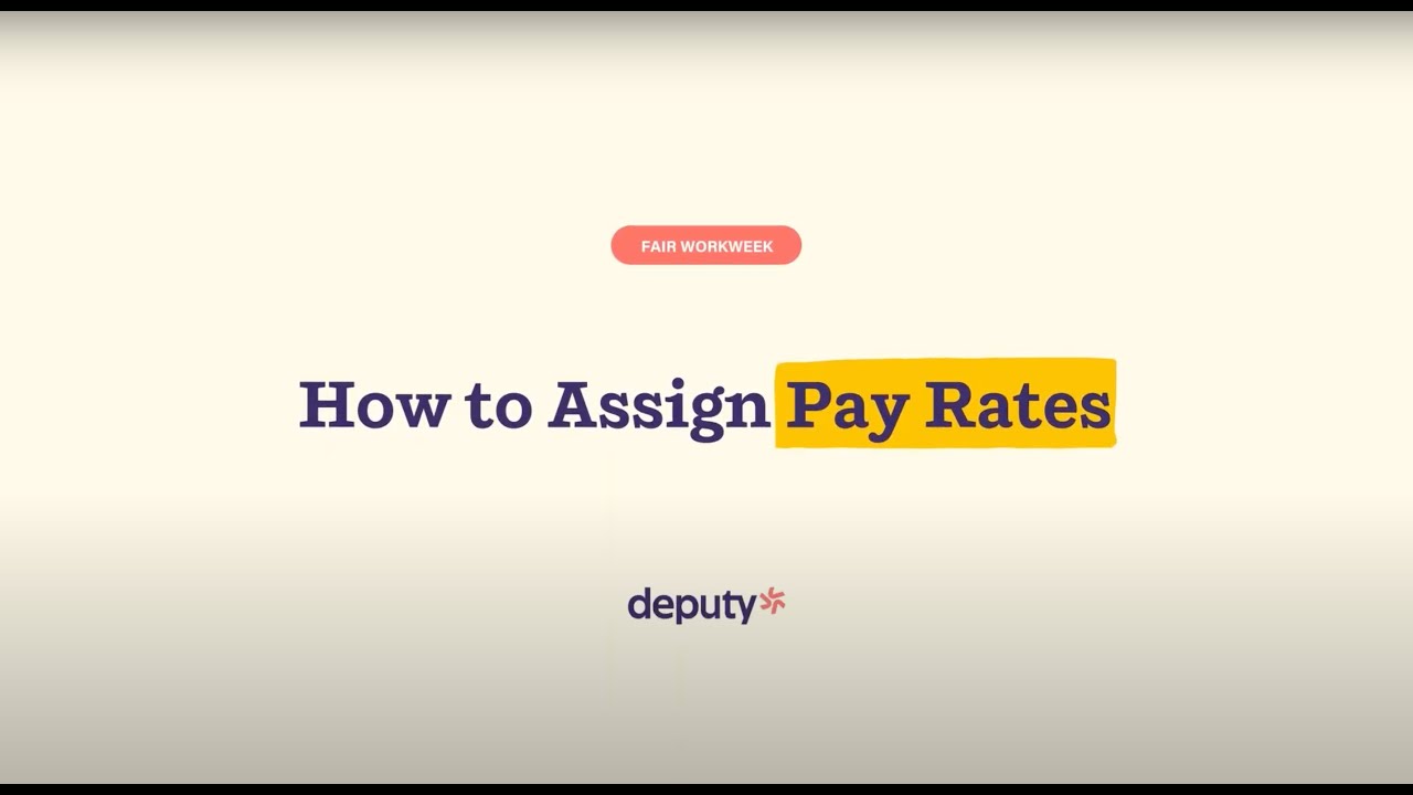 Step 2: How to assign Pay Rates for Fair Workweek predictability pay ...
