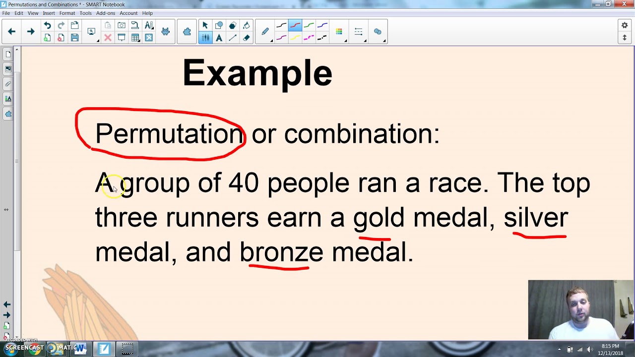 Combination Permutation Day 1 Lesson - YouTube