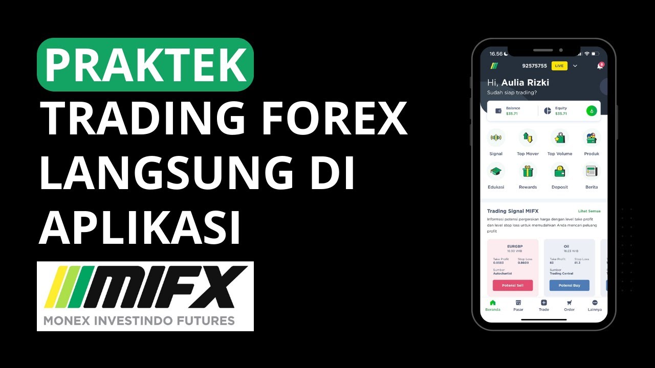 Cara Trading Forex Di Aplikasi MIFX | Trading Forex MIFX - YouTube