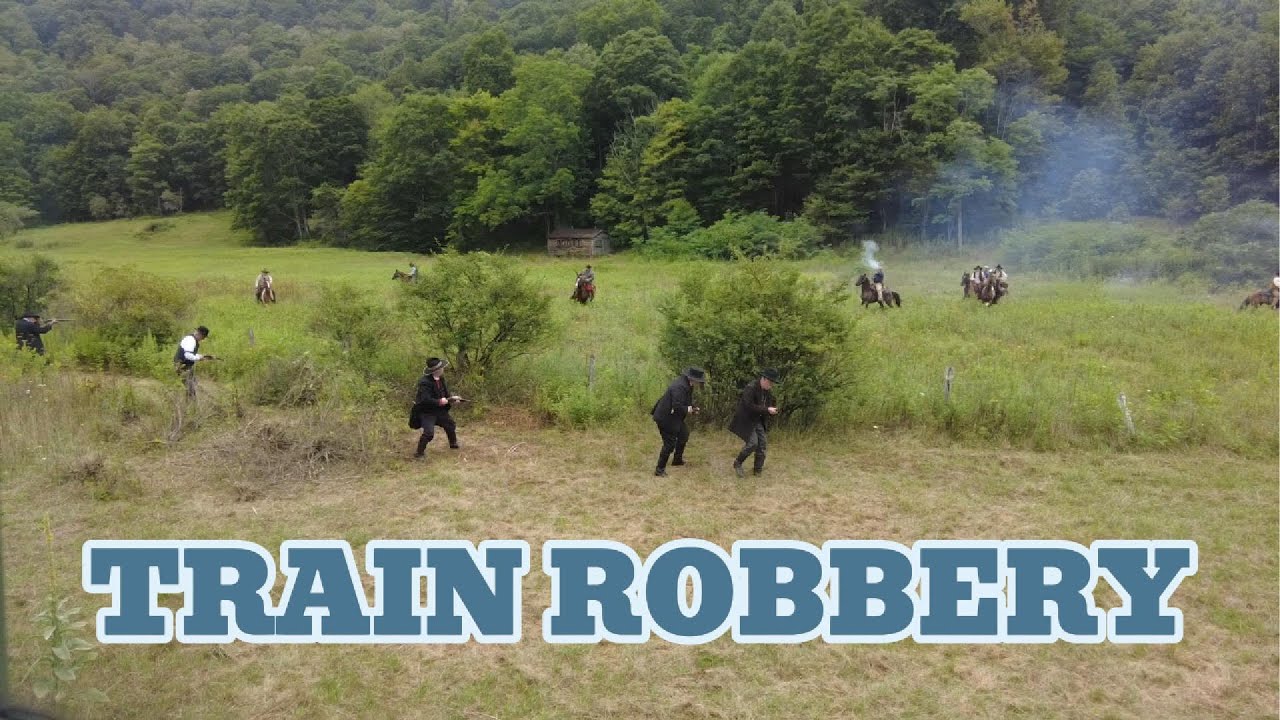 West Virginian Train Robbery - Cass Scenic Railroad Wild West Weekend ...