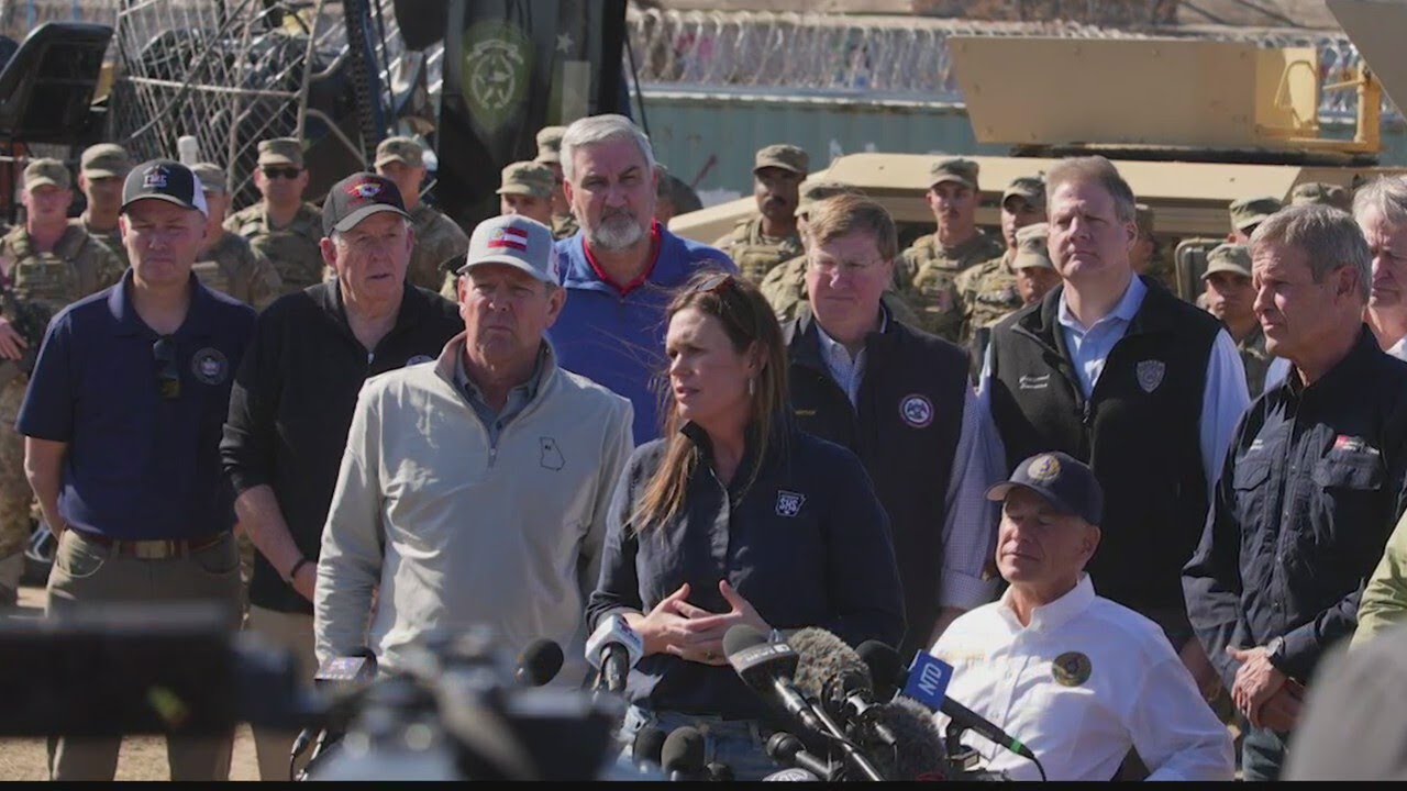 Gov. Holcomb to deploy National Guard to Texas - YouTube