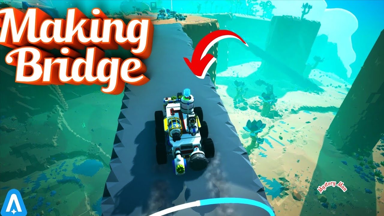 Astroneer glitchwalker Making Bridge and Drilling Underground - YouTube