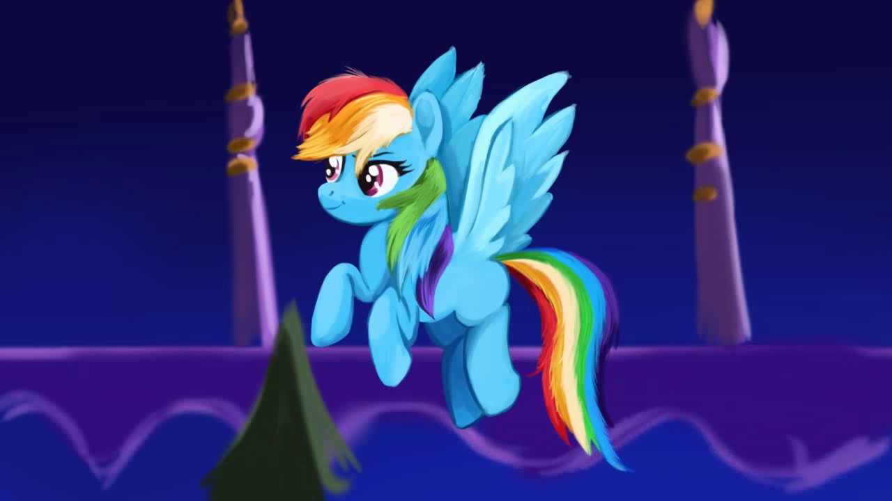 DAILY Speed Painting - My Little Pony Rainbow Dash - YouTube