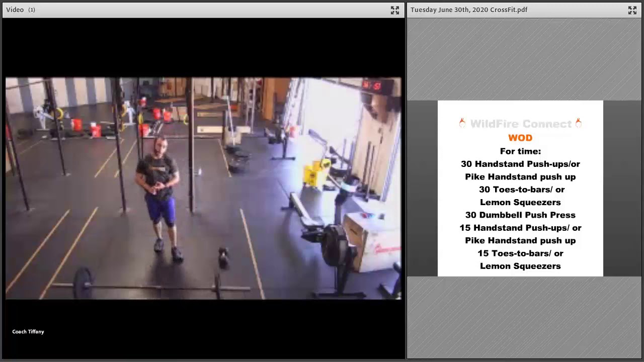 Tuesday, June 30th WildFire CrossFit Workout - YouTube