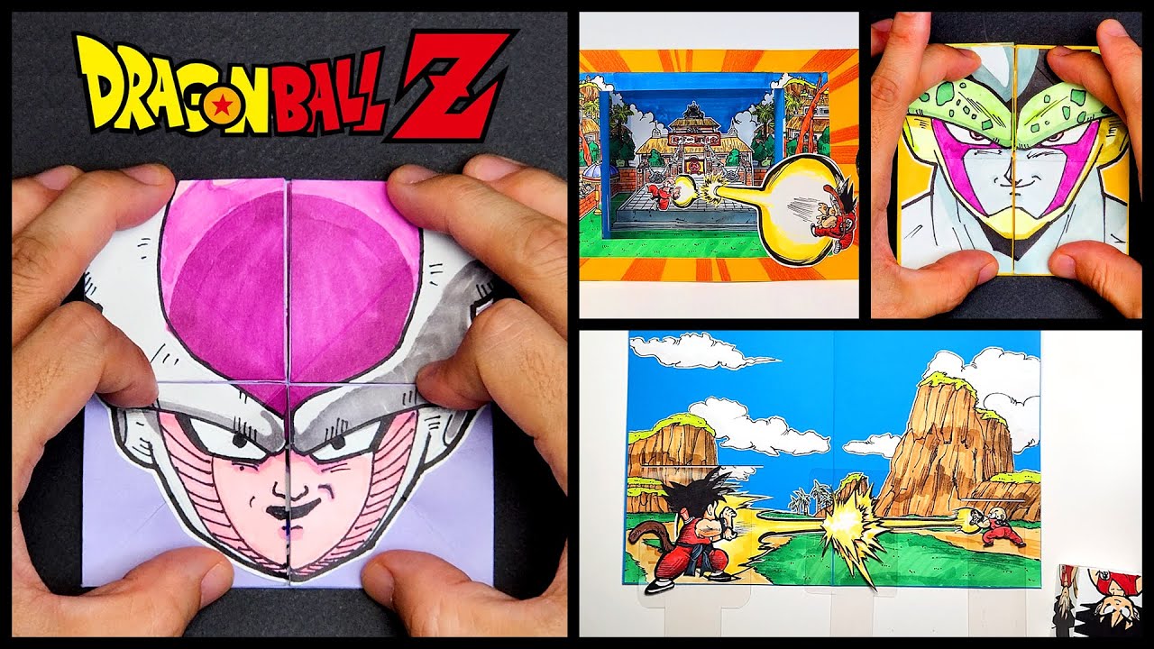 DIY Dragon Ball Game Card 🐲🔮 - YouTube