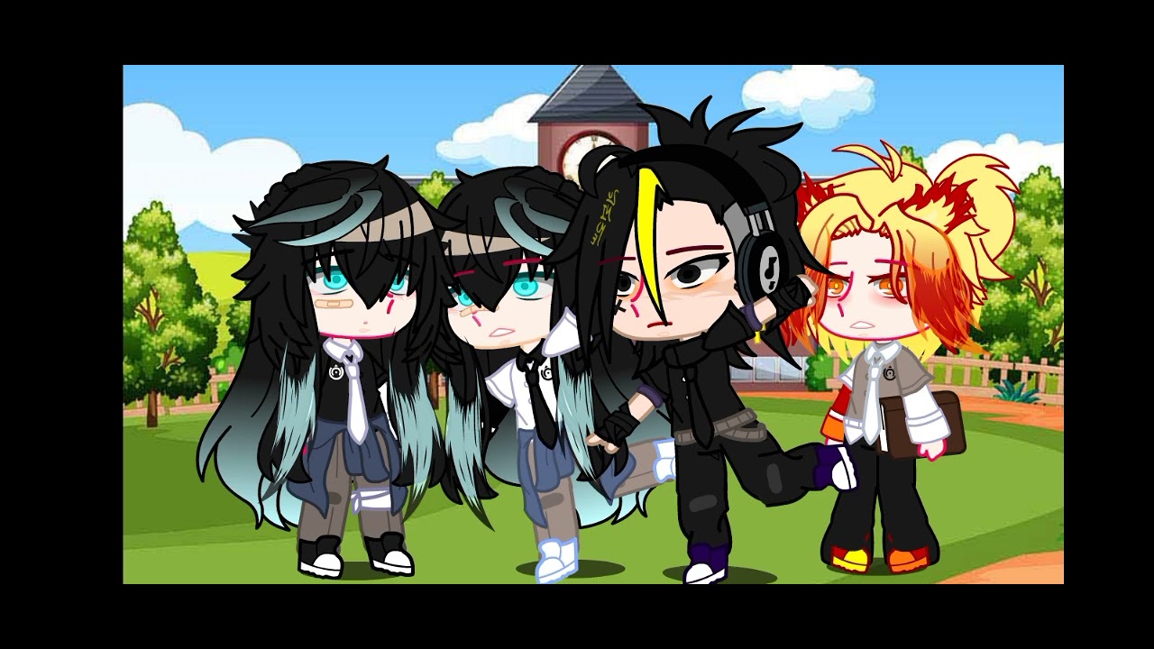 "KNY Modern my version Au"-Yuichiro Muichiro Tokito, Genya and Senjuro ...
