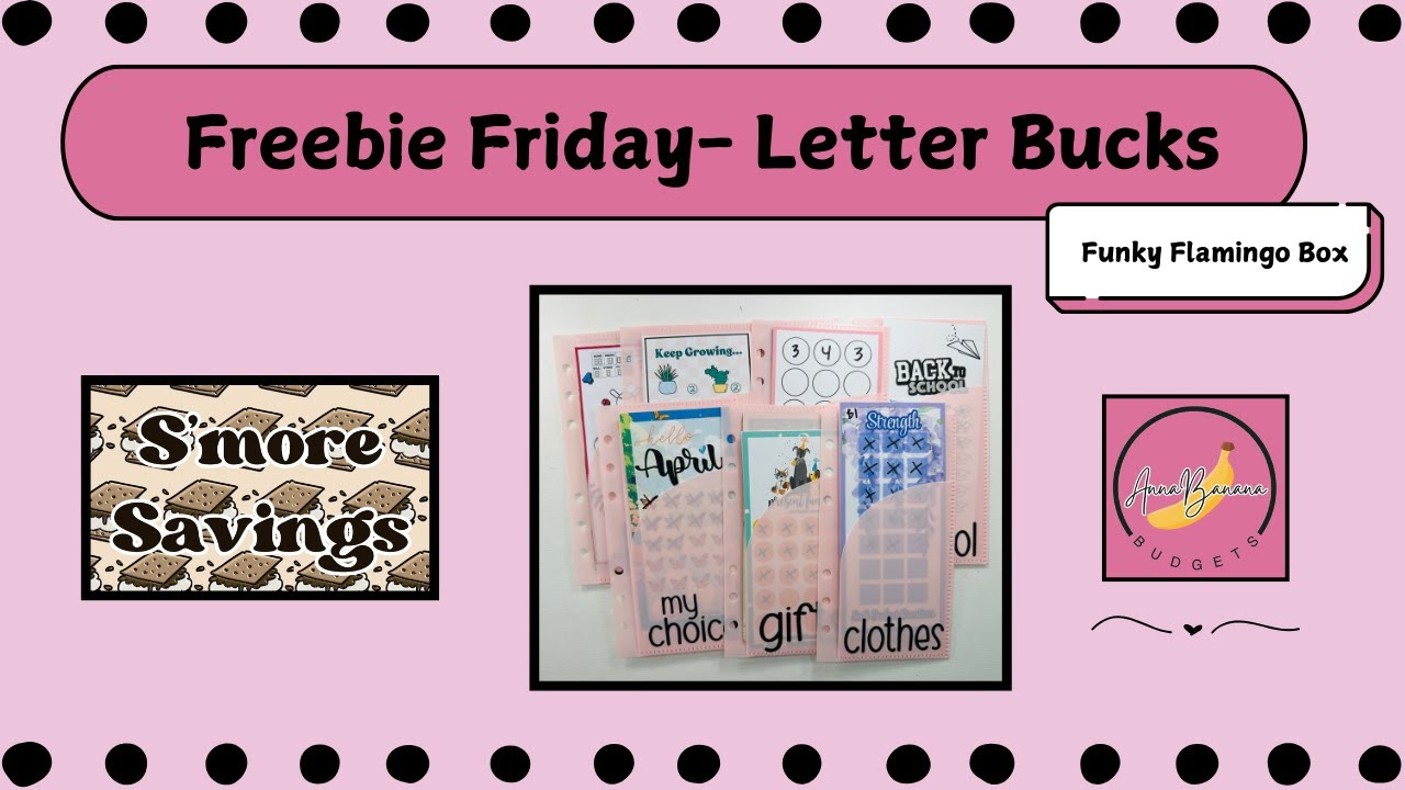 Freebie Friday || Freebies || Flunky Flamingo Box || Letter Bucks || S ...