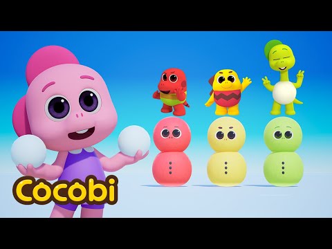 I Turned into a Rainbow Snowman!🌈 Learn Colors + More Fun Videos For Kids | Cocobi
